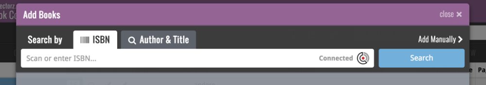 Adding books - CLZ Books Web - 1