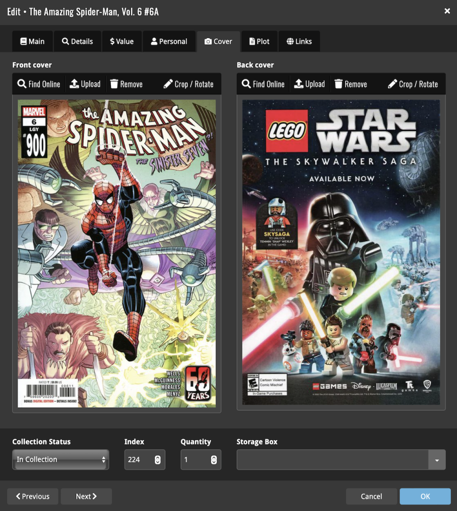 Cover tab - Comic Connect - 1