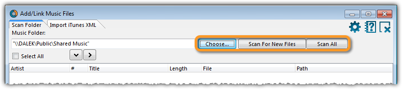 Cataloging Music Files - Music Collector for Windows - V19