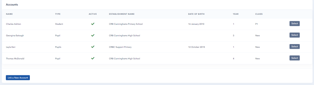 Accounts - iPayimpact - Parent Login