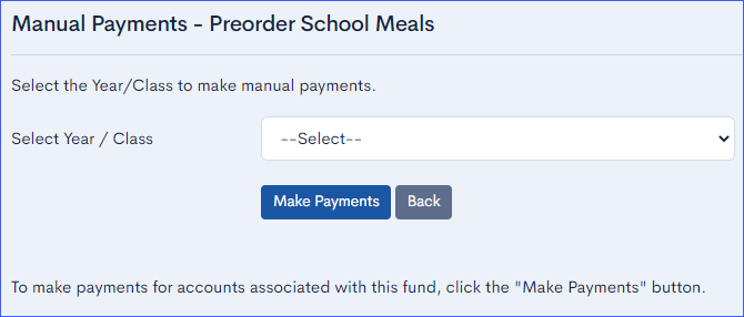 Add Manual Payments - iPayimpact - School Login