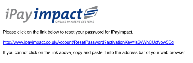 Resetting your password & recovering your Username - iPayimpact ...