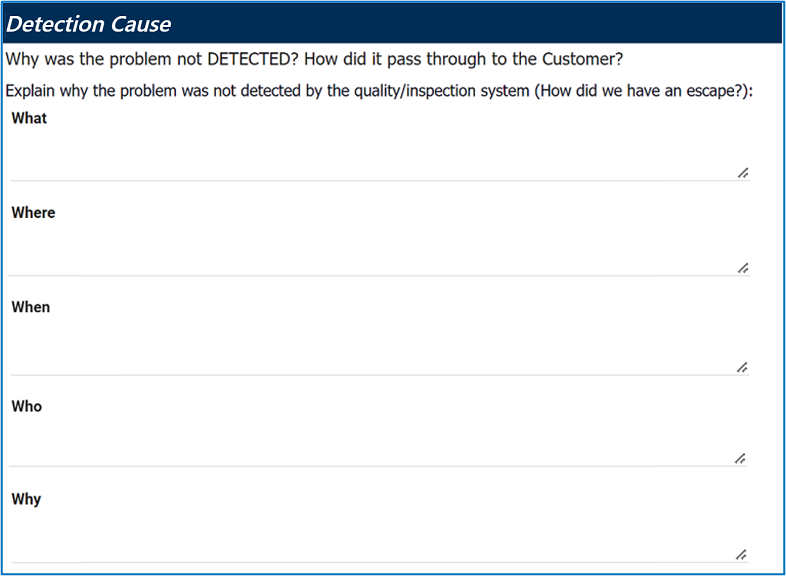 3×5 Why Analysis - CAPA - #13