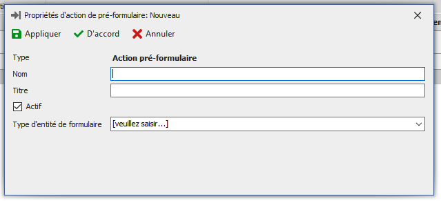 7.2.1 Actions pré-formulaire - DBP - Designer Manual - #14
