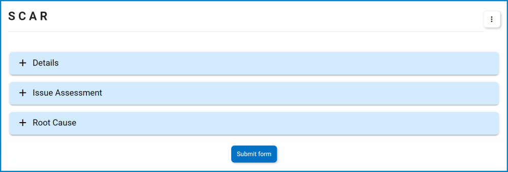 New SCAR Instance - Action Items - #14.1
