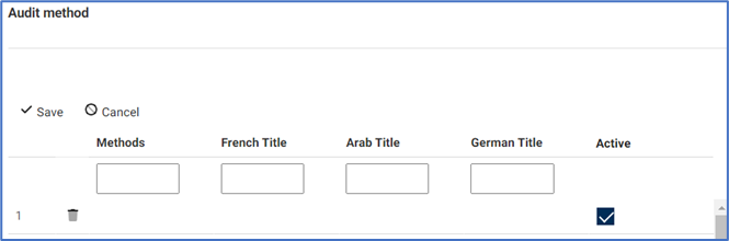 Audit Method - Audit - #13