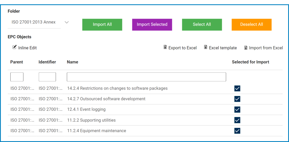 Import Control - Audit - #14