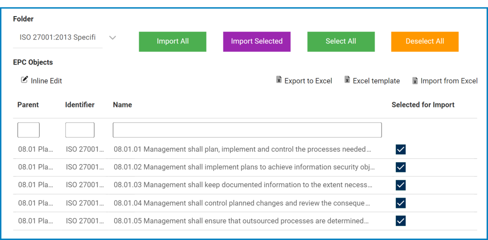 Import Rule - Audit - #14