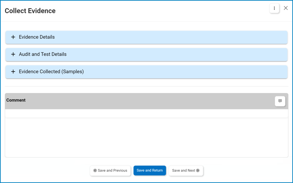 Collect Evidence - Audit - #11.1