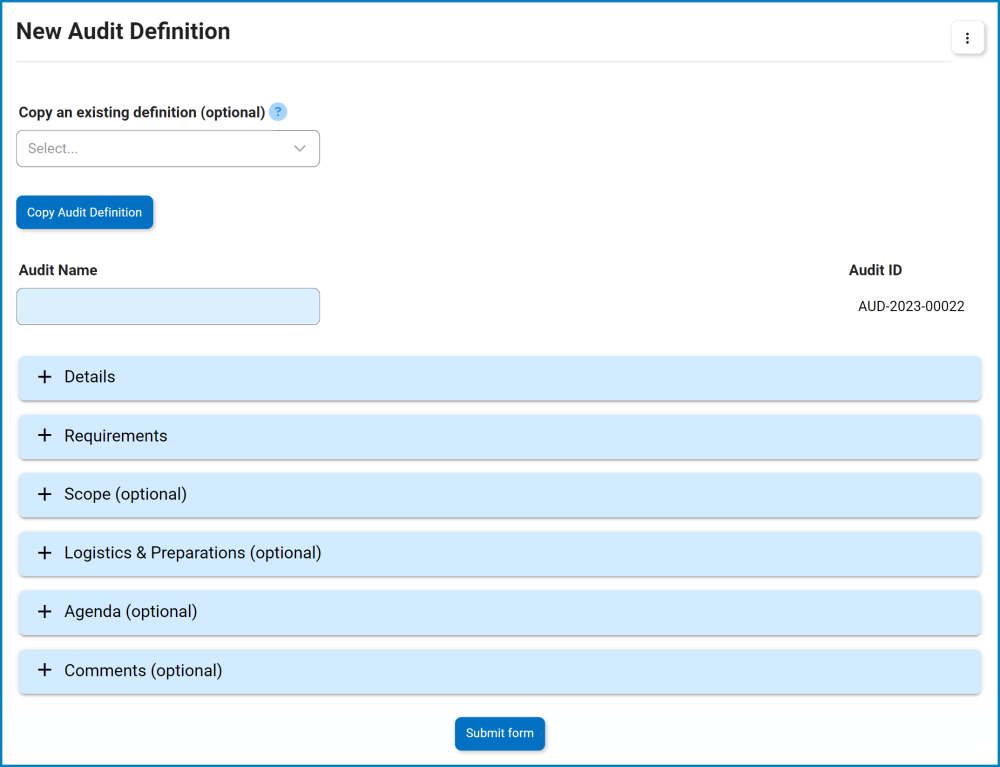Define Audit - Audit - #11.1