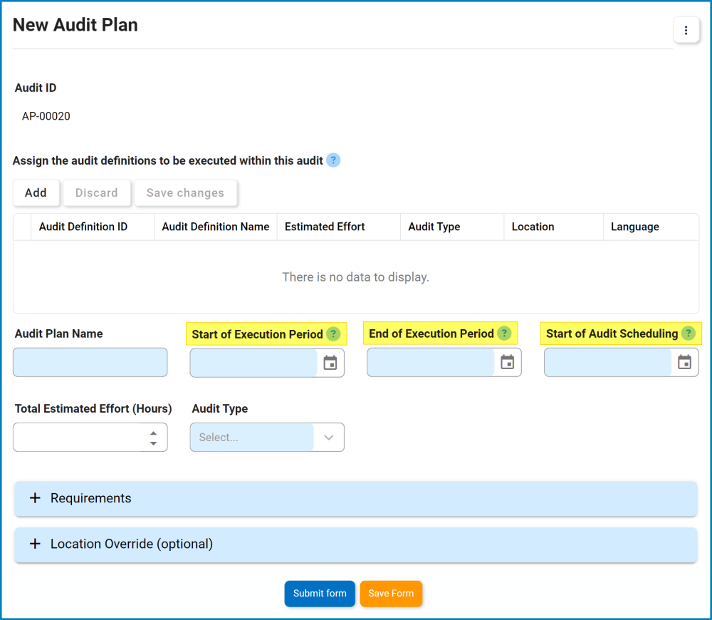 New Audit Plan – Enhanced Scheduling for Future Audits - Audit - #11.1