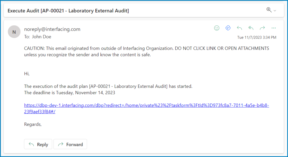 Execute Audit - Audit - #11.1