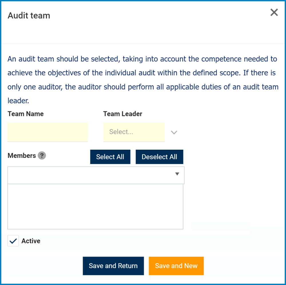 Teams - DBP - QMS - Audit - #11