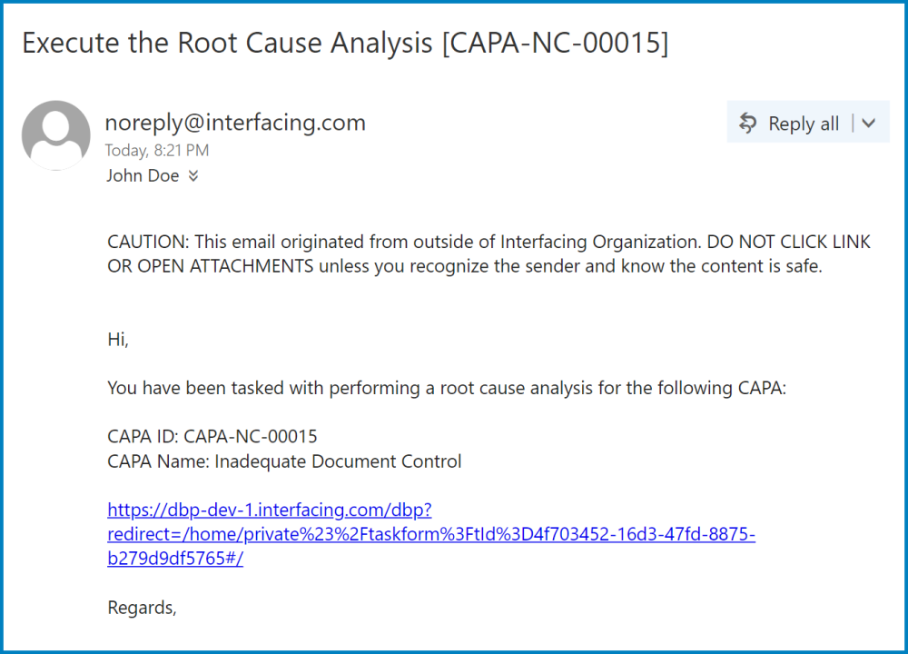 Execute the Root Cause Analysis - CAPA - #11