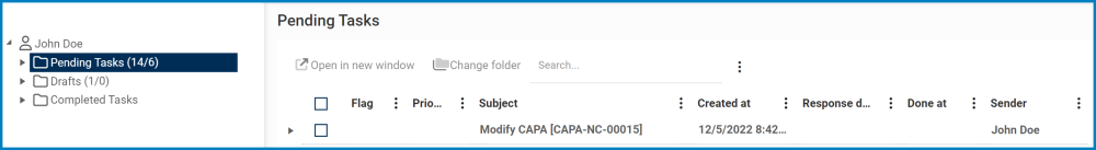 Modify CAPA - CAPA - #14