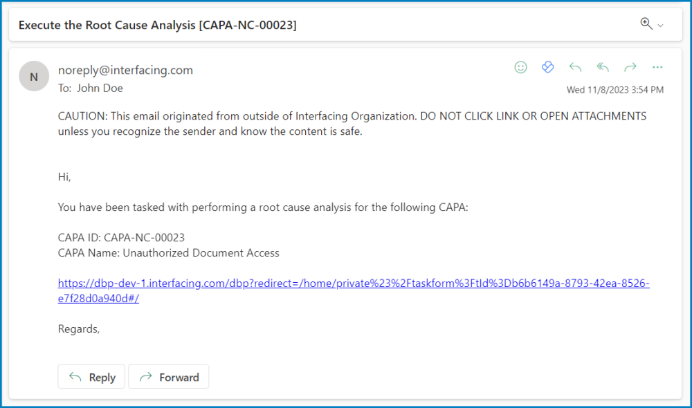 Execute the Root Cause Analysis - CAPA - #14.1