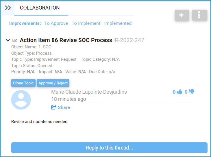 Close IR in EPC - CAPA - #13