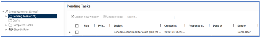 Confirm Schedule - Audit - #13