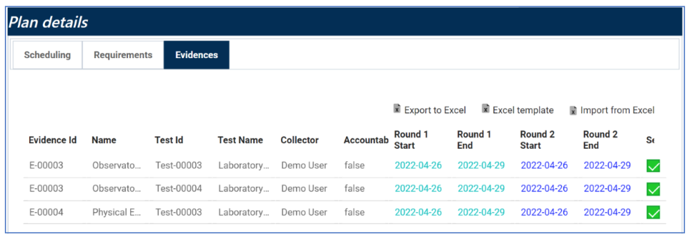Confirm Schedule - Audit - #13
