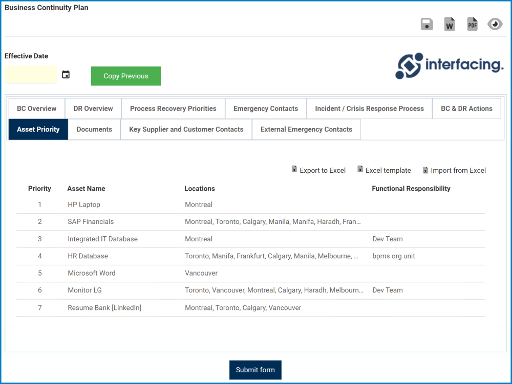 Asset Priority Tab - BCM - #13