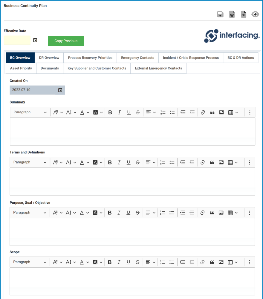 BC Overview Tab - BCM - #13