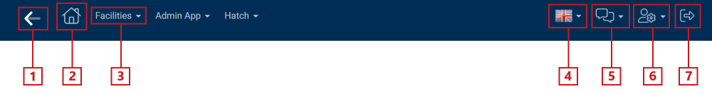 Menu Bar - DBP - Web Portal Manual - #14.1