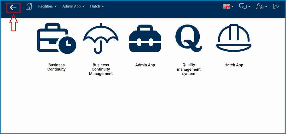 Task Navigation Pane - DBP - Web Portal Manual - #14.1