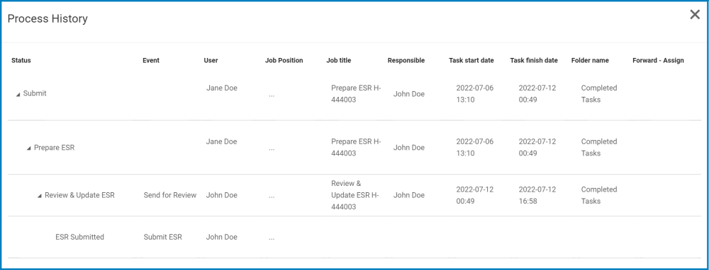 History Tree - DBP - Web Portal Manual - #14.1