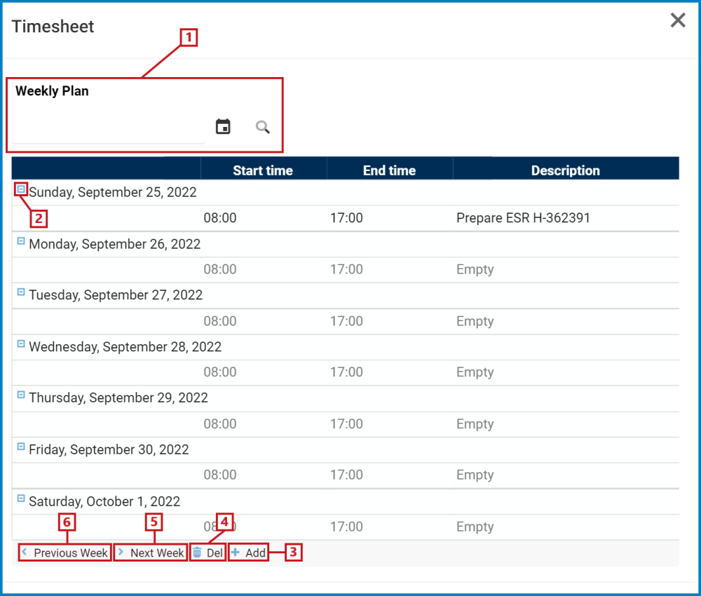 Timesheet - DBP - Web Portal Manual - #14.1