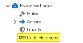 Code Messages - DBP - Designer Manual - #14