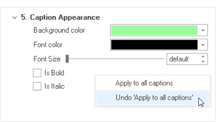 Caption Appearance - DBP - Designer Manual - #14