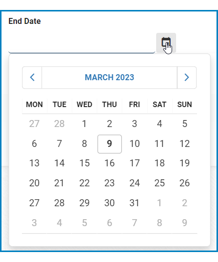 Date/Time Picker – Web Display - DBP - Designer Manual - #14