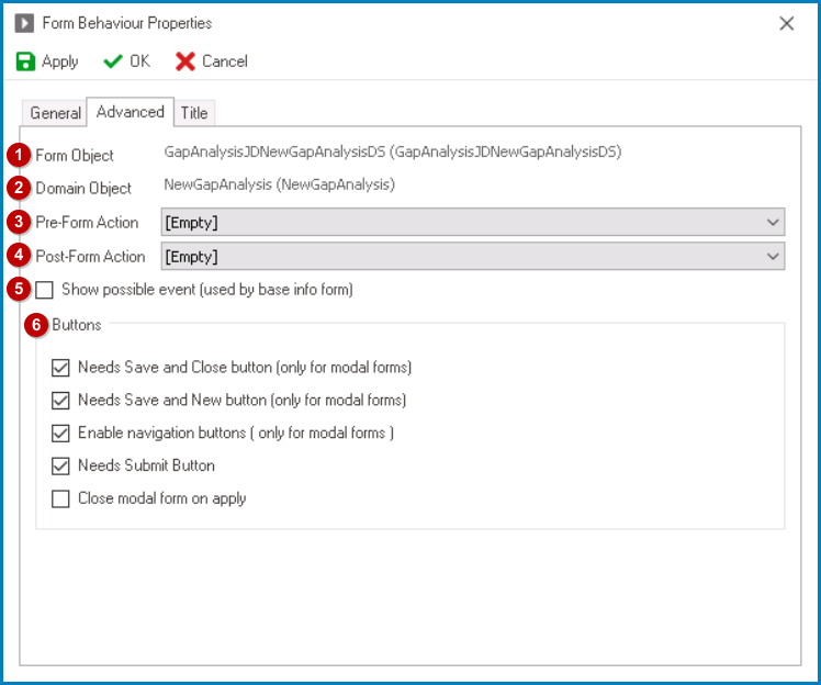 Advanced Tab - DBP - Designer Manual - #14