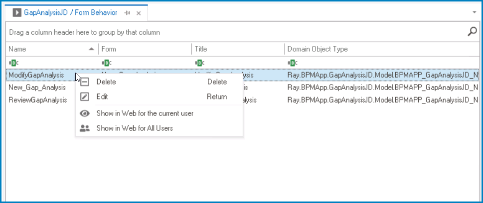 Form Behavior - DBP - Designer Manual - #14