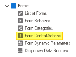 Form Control Actions - DBP - Designer Manual - #14