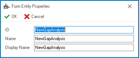 Form Entity Properties - DBP - Designer Manual - #14