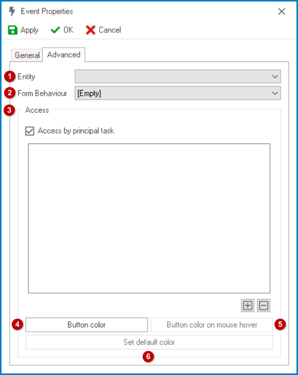 Advanced Tab - DBP - Designer Manual - #14.2