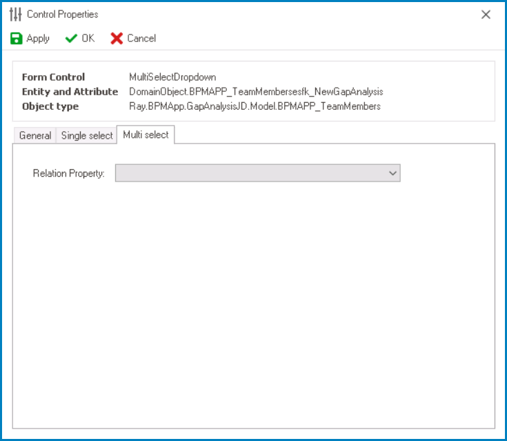Control Properties – Multi-Select Tab - DBP - Designer Manual - #14