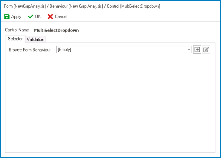 Multi-Select Dropdown – Control Governance - DBP - Designer Manual - #14
