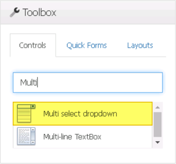 Multi-Select Dropdown - DBP - Designer Manual - #14