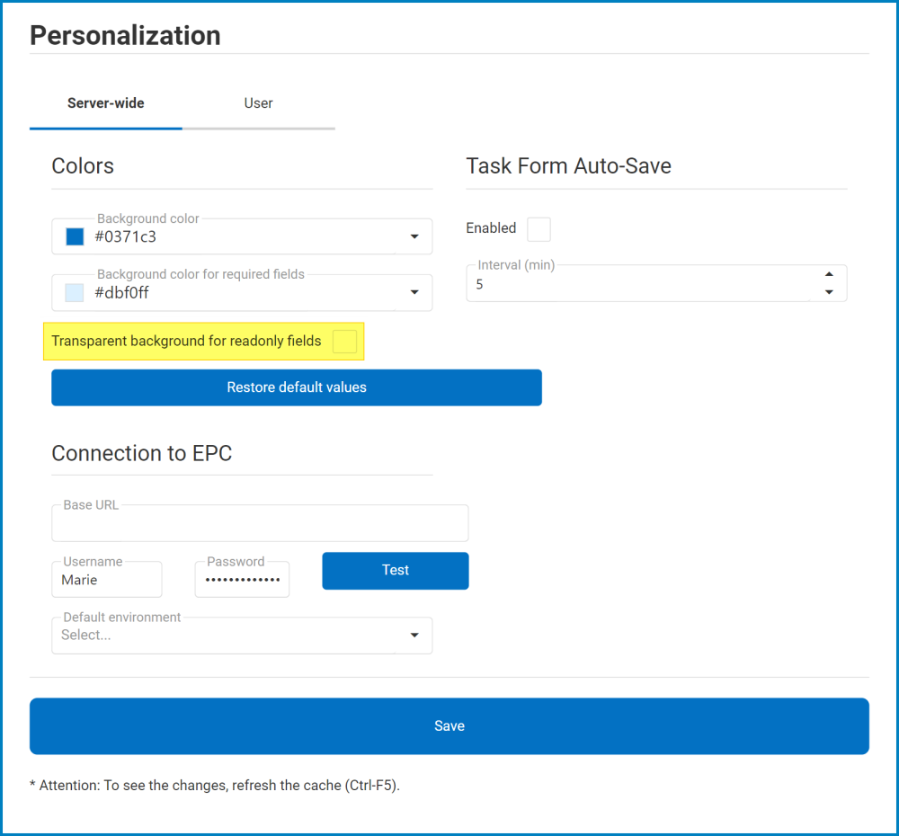Forms – Set Disabled Fields as Transparent in Web - DBP - Designer ...