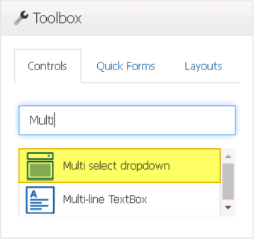 Multi-Select Dropdown - DBP - Designer Manual - #14.1