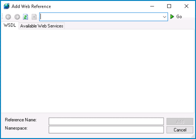 Add Web Reference - DBP - Designer Manual - #14.1