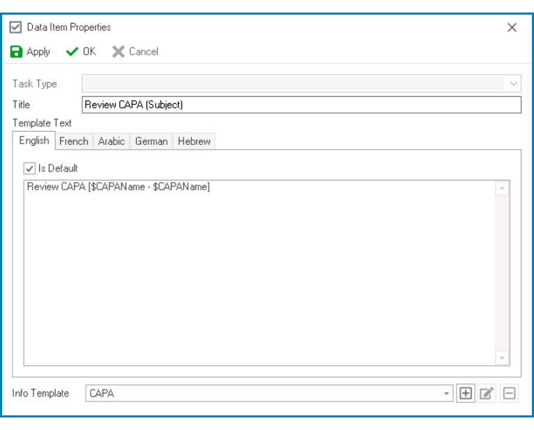Data Item Properties - DBP - Designer Manual - #14.2