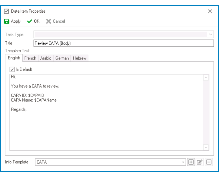 Data Item Properties - DBP - Designer Manual - #14.2.1