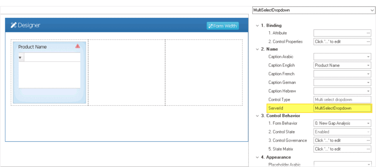 Multi-Select Dropdown – Quick Forms - DBP - Designer Manual - #14.2