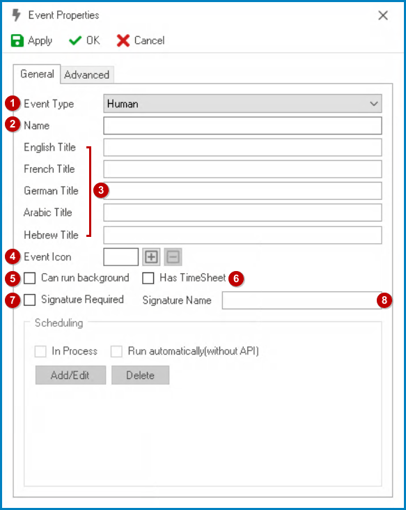 General Tab - DBP - Designer Manual - #14.2.1