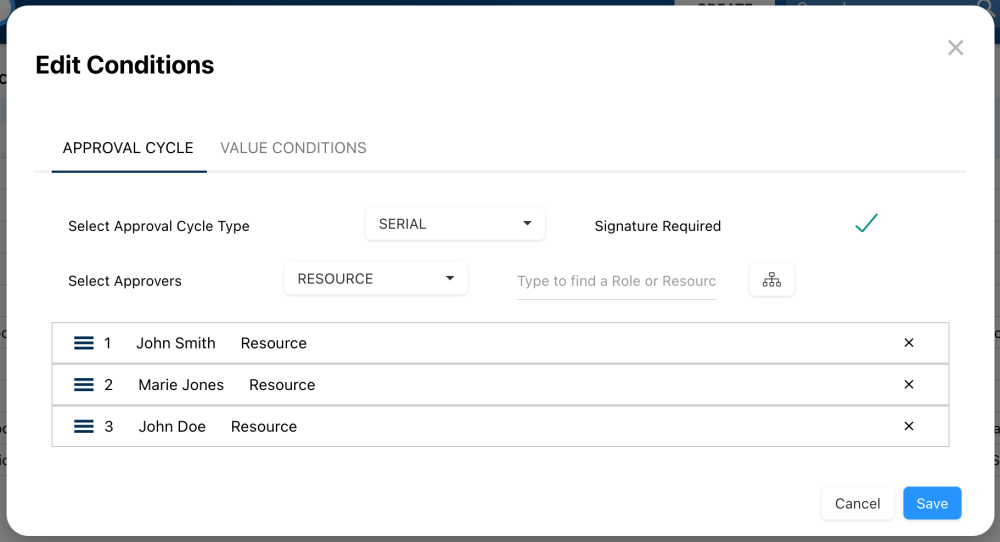 9.1.8.1 Attribute & Approval Workflow Conditional Rule - EPC - WebApp Manual - 15.2