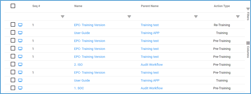 EPC – To Do - Training - #13