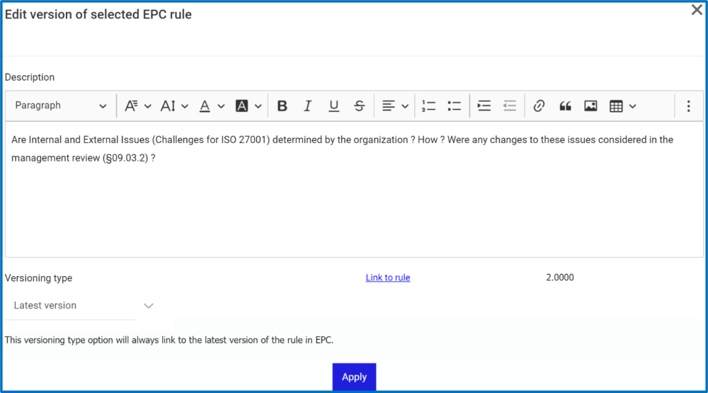 Editing Regulations/Rules - Training - #13